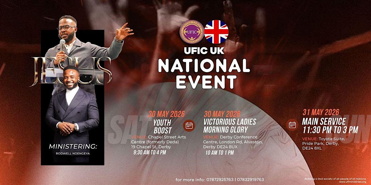UFIC UK Special Sunday, Pride Park Stadium, Derby, 31 May 2026 | AllEvents