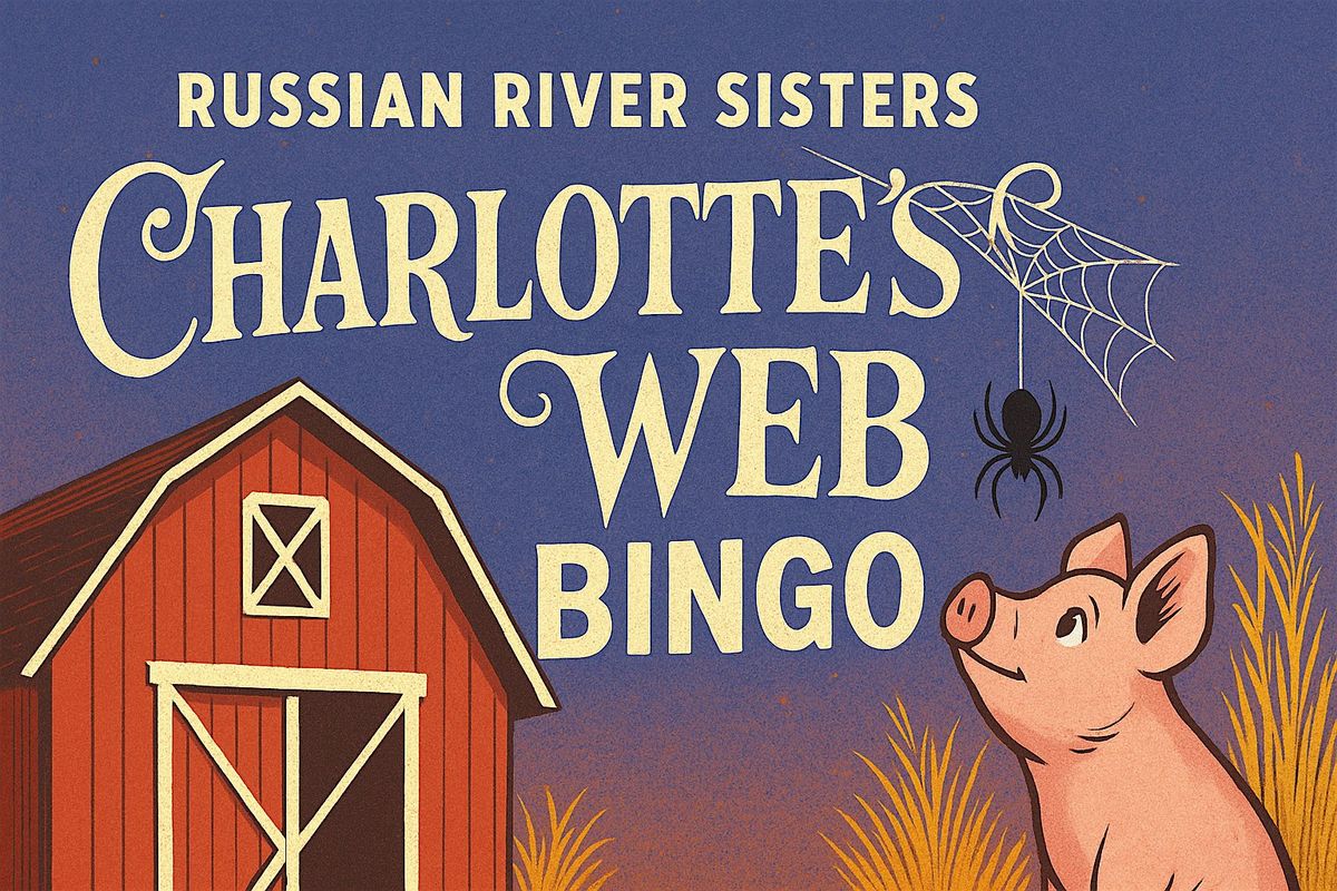 Charlotte’s Web Bingo, Santa Rosa Veterans Memorial Building, 12 September 2026 | AllEvents