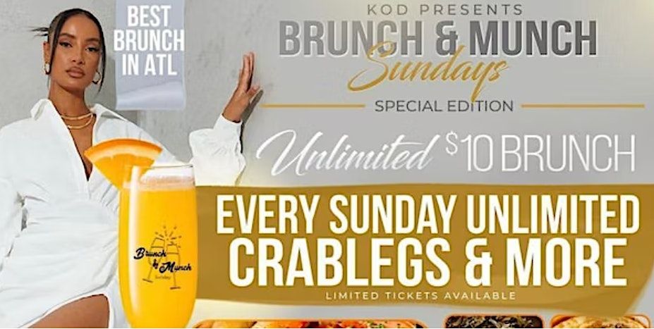 KOD Atlantas Sunday Brunch, $10 UNLIMITED CRAB LEGS & SOUL FOOD, 2301 ...