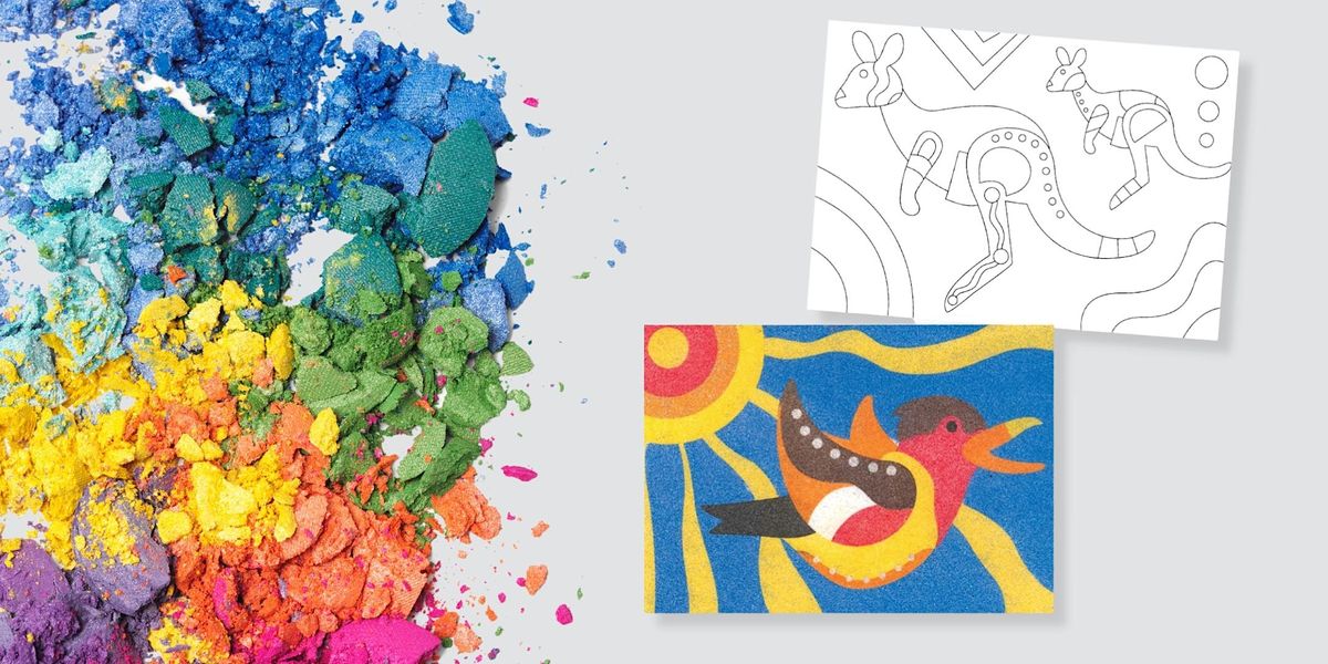 School Holiday Activities: Sand Art - Corrimal Library, Corrimal ...