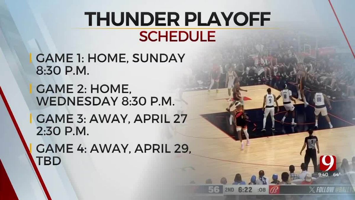 Western Conference Semifinals: TBD at Oklahoma City Thunder (Home Game ...