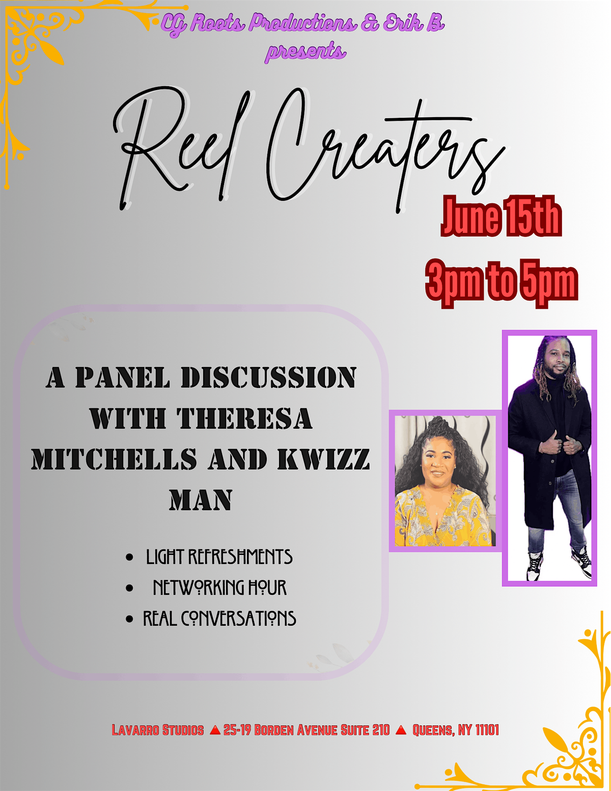 Reel Creators, LaVarro Productions, Inc., Queens, 15 June 2024 | AllEvents