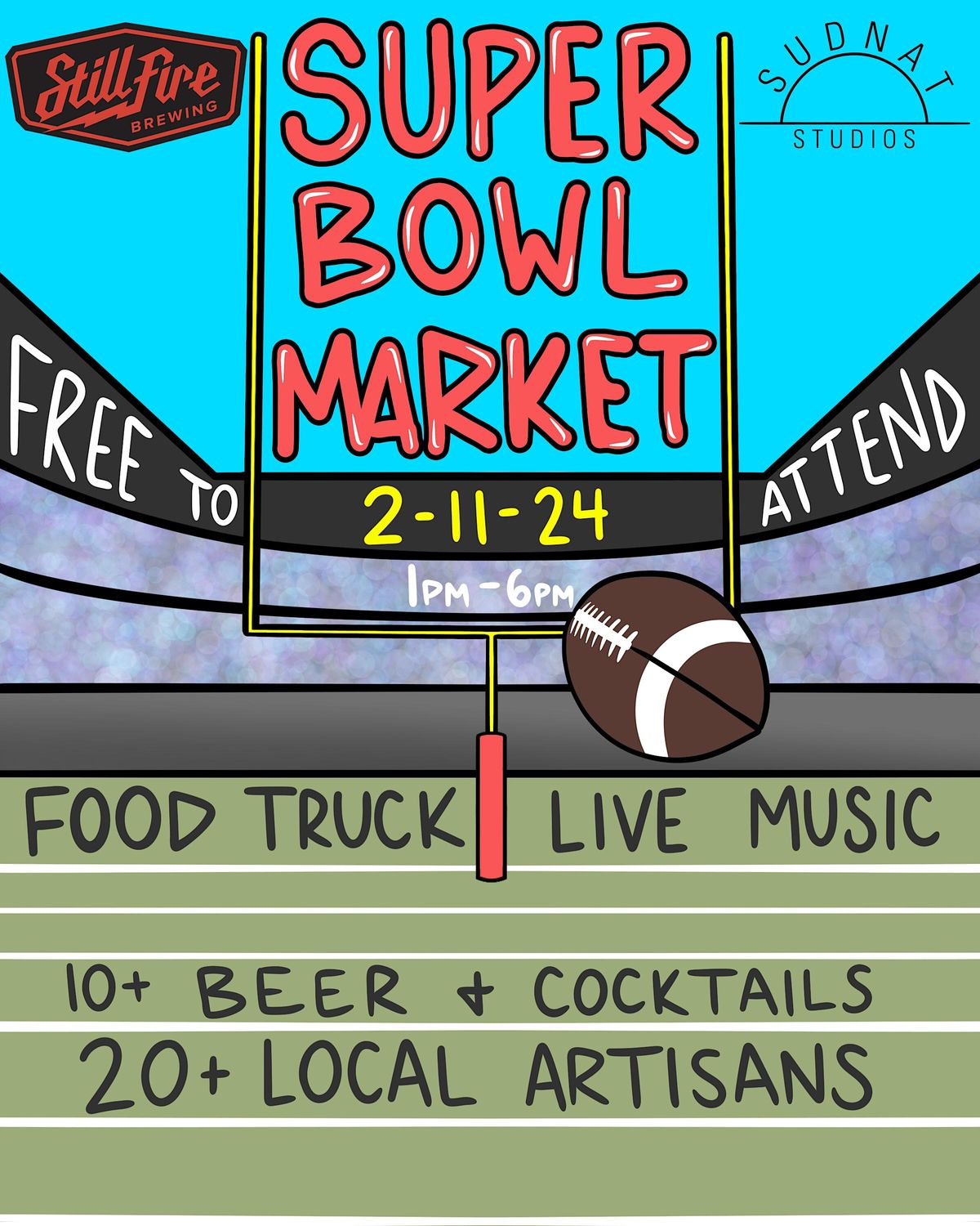 Super Bowl Market, StillFire Brewing, Suwanee, 11 February 2024 | AllEvents.in
