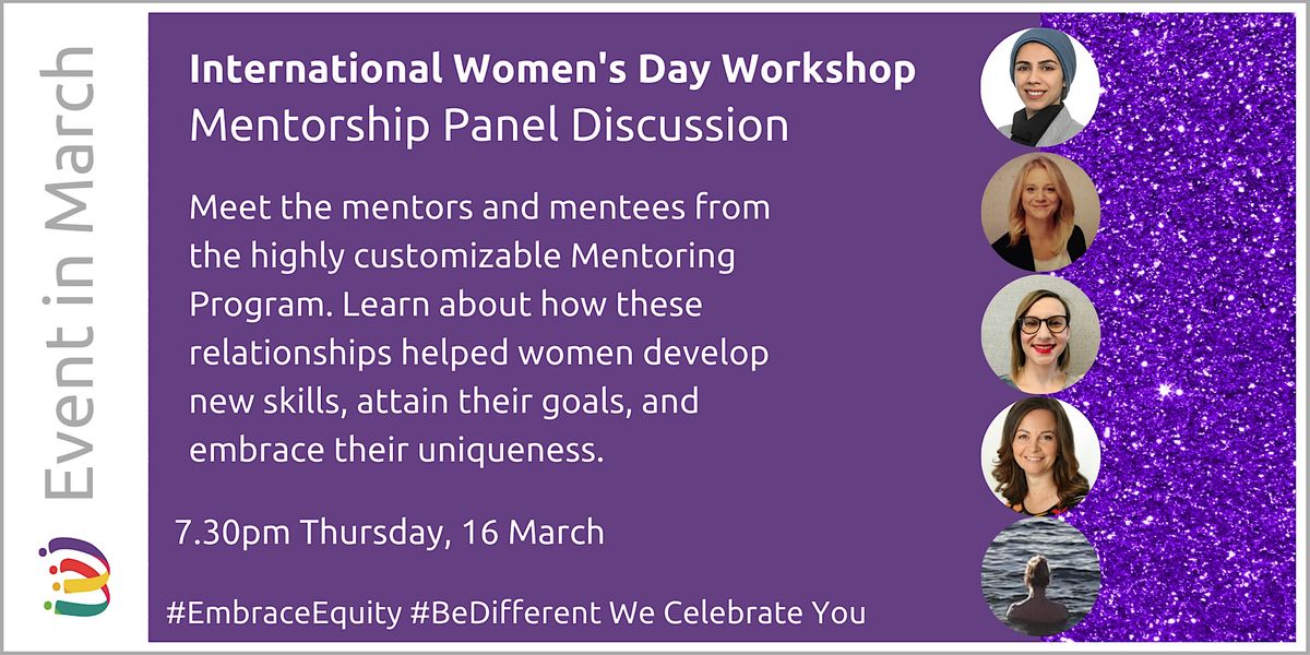 IWD Mentorship Panel Discussion, March 16 2023 | Online Event ...