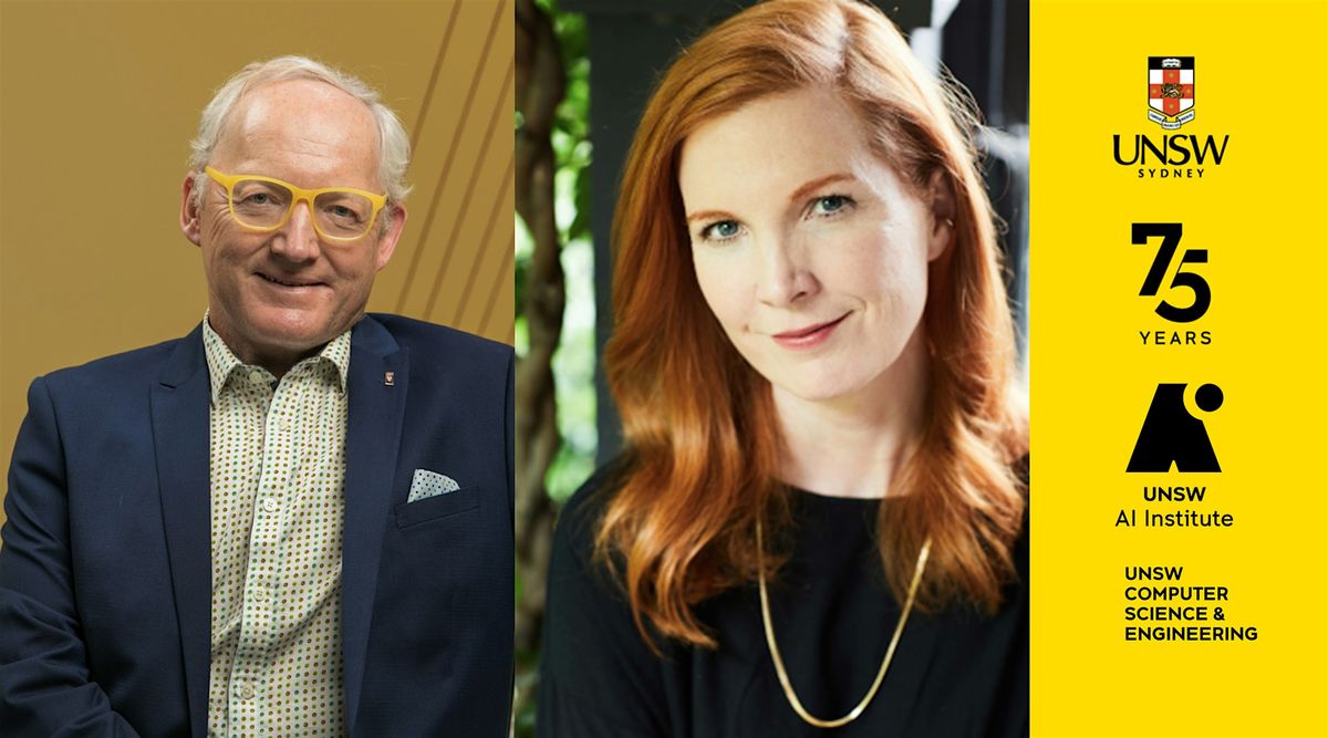 AI unplugged: Kate Crawford in conversation with Toby Walsh, Leighton ...