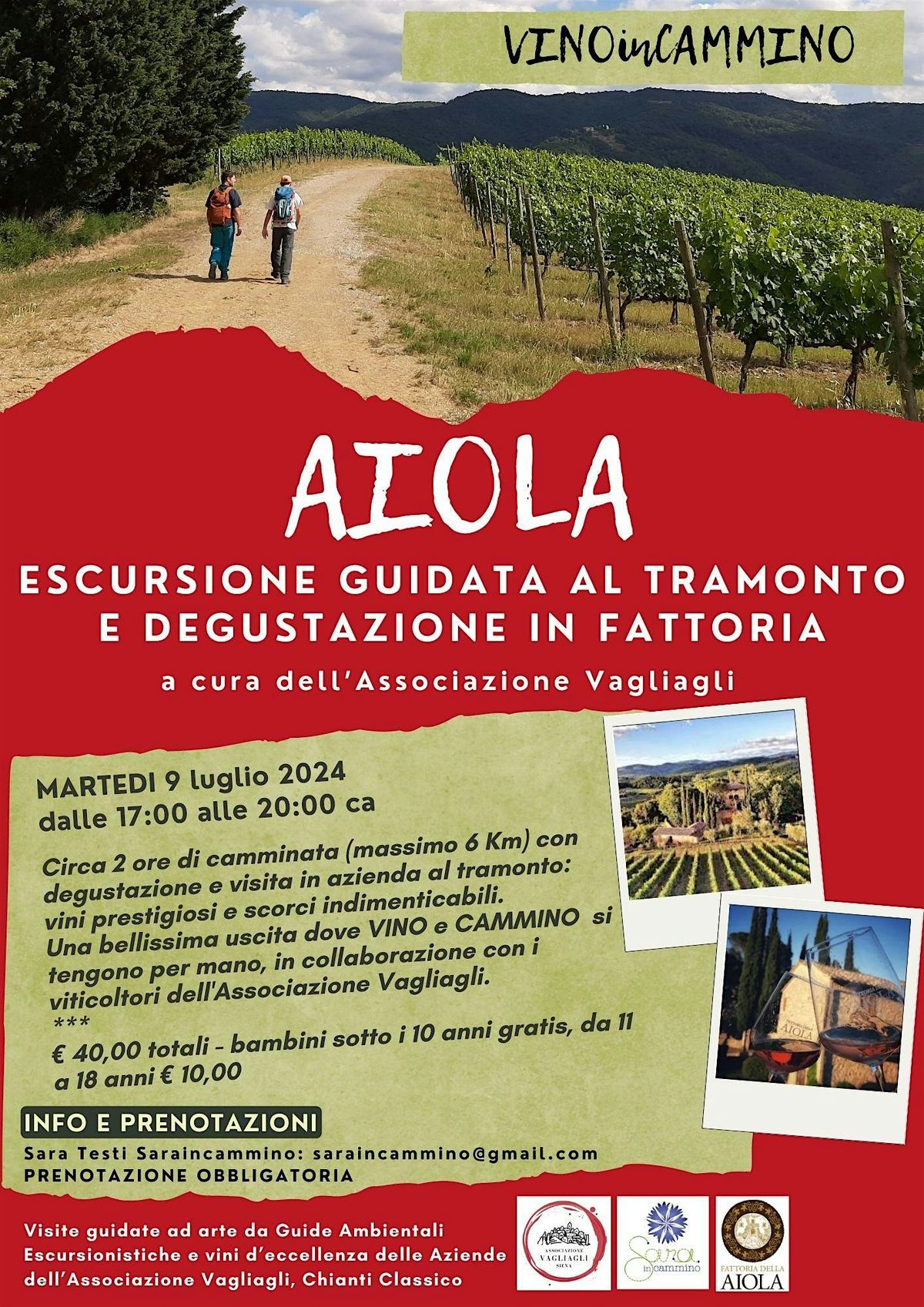 Vino in Cammino - Fattoria dellAiola, Fattoria della Aiola, Vagliagli ...