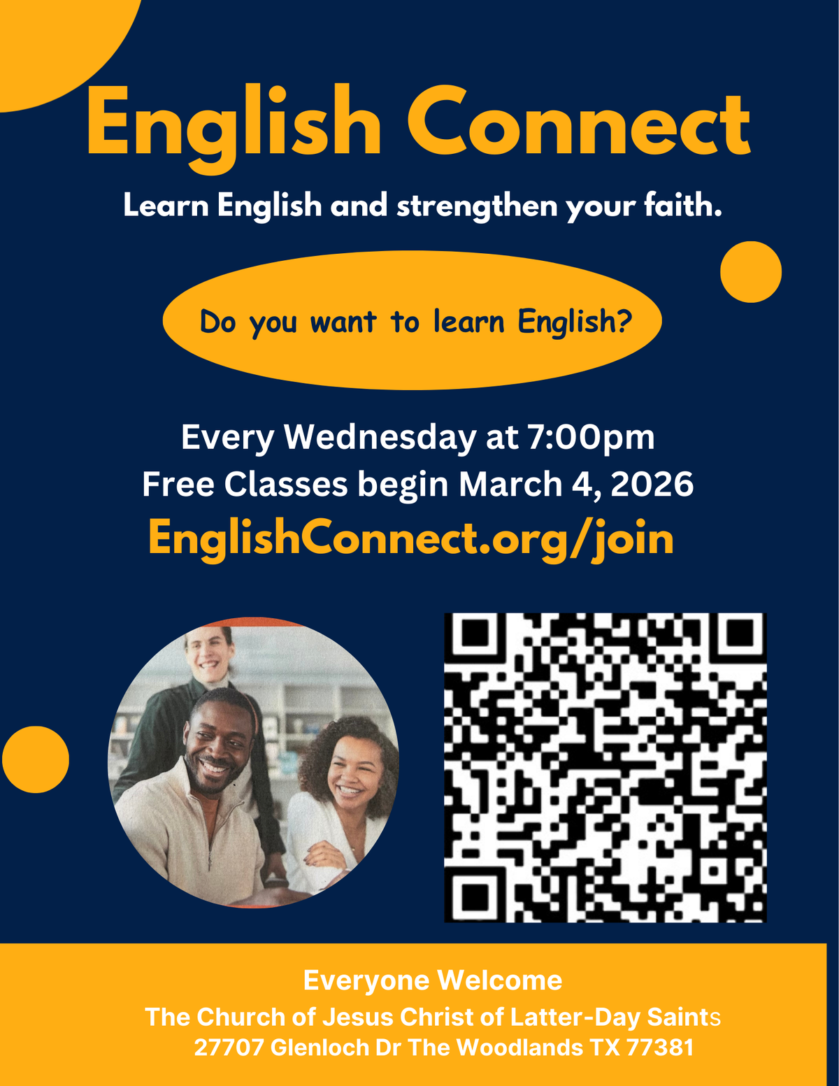 English Connect class, The Church of Jesus Christ of Latter-day Saints ...