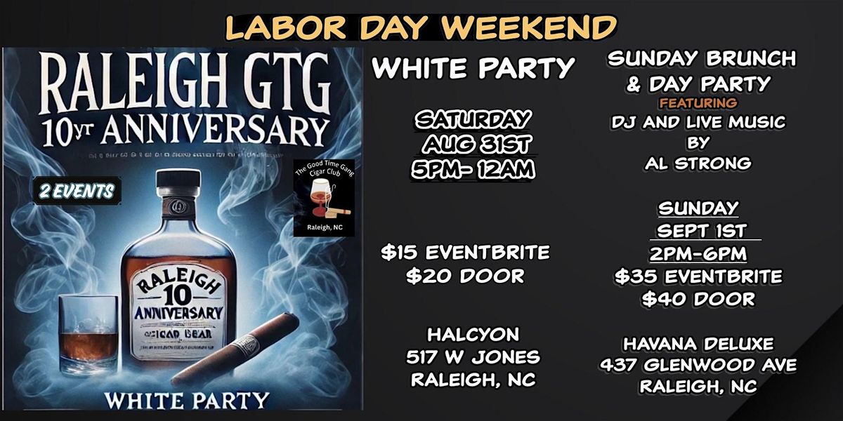 GOOD TIME GANG RALEIGH 10 YR ANNIVERSARY, HALCYON Bar + Lounge, Raleigh ...