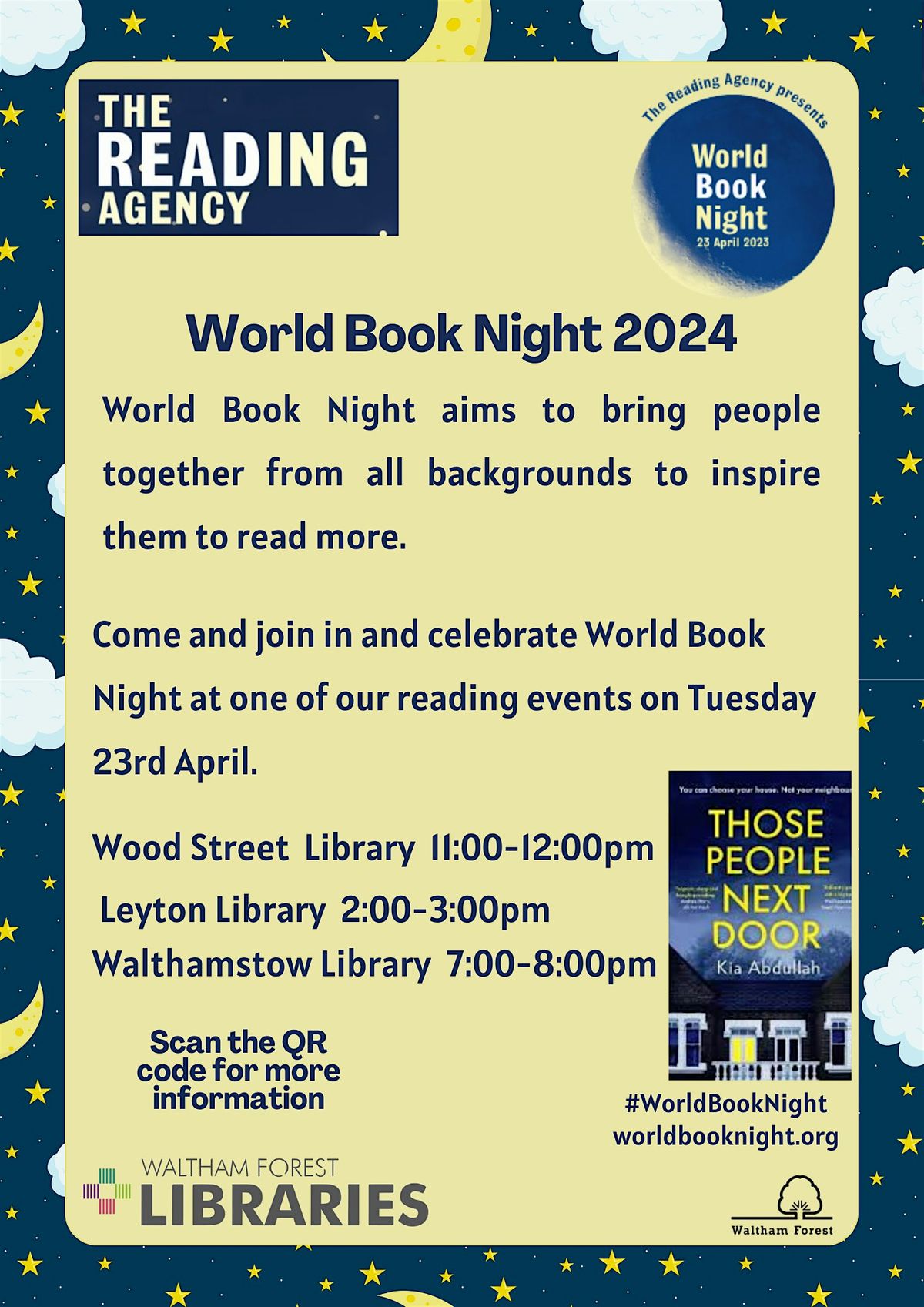 World Book Night @Leyton Library, Leyton Library, London, 23 April 2024 | AllEvents.in