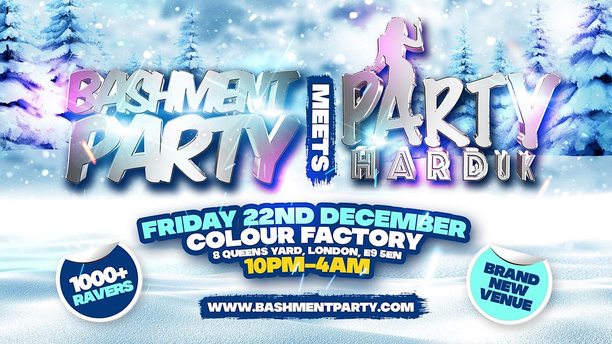 Bashment Party meets Party Hard UK - Londons Biggest Xmas Party, Colour ...