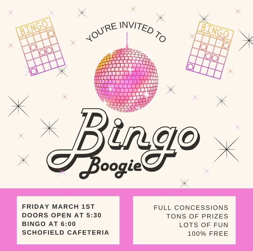 Bingo Boogie , Schofield Elementary, Republic, 1 March 2024 | AllEvents