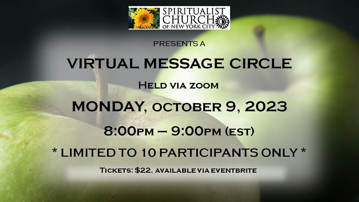 SCNYC Virtual Message Circle led by: Revs. Nikenya Hall & Nilsa Ocasio ...