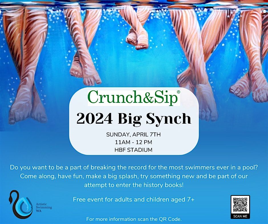 2024 Big Synch with Crunch&Sip, HBF Stadium, Mount Claremont, 7 April ...