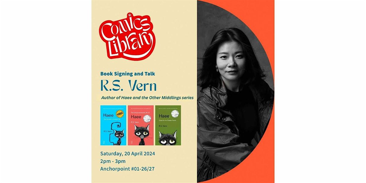 Book Signing and Talk with R.S. Vern, Comics Library, Queenstown, 20 ...