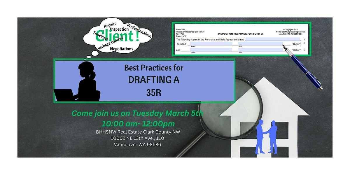 How to Draft a 35R, Berkshire Hathaway HomeServices Northwest Real ...