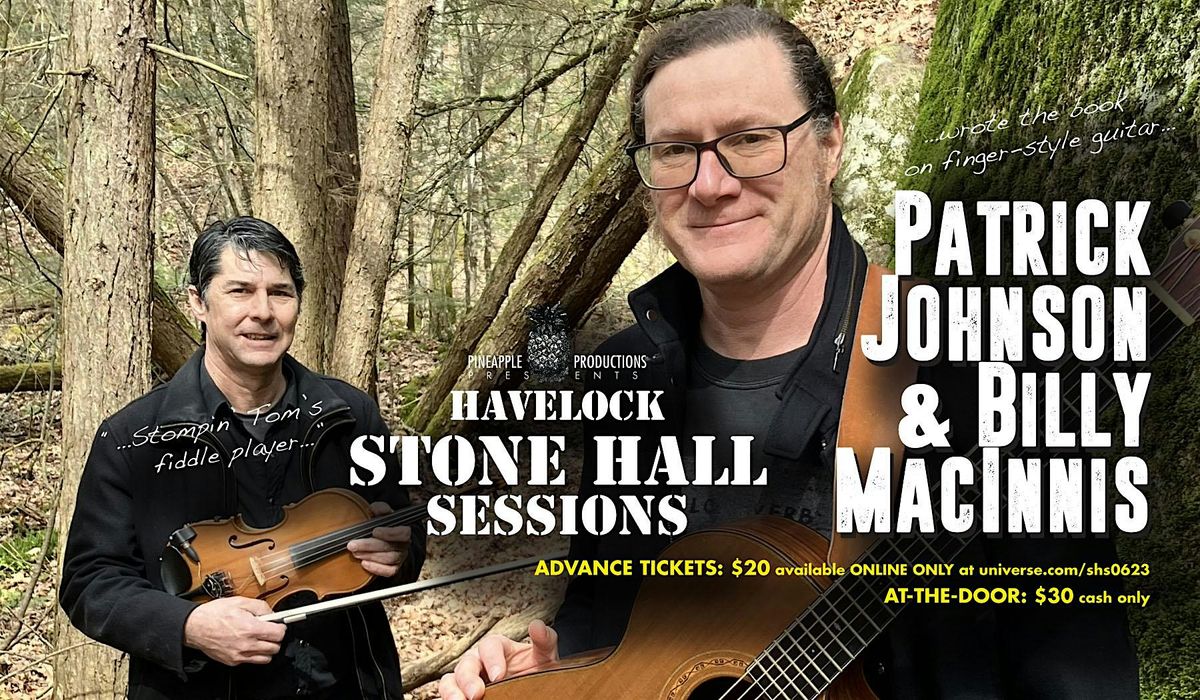 Patrick Johnson with Billy MacInnis!, 6713 Hwy 7, Havelock, 23 June ...