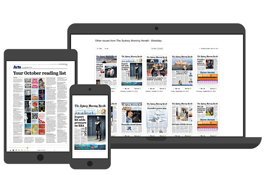 Sydney Morning Herald & Sun-Herald now available online, April 19 to ...