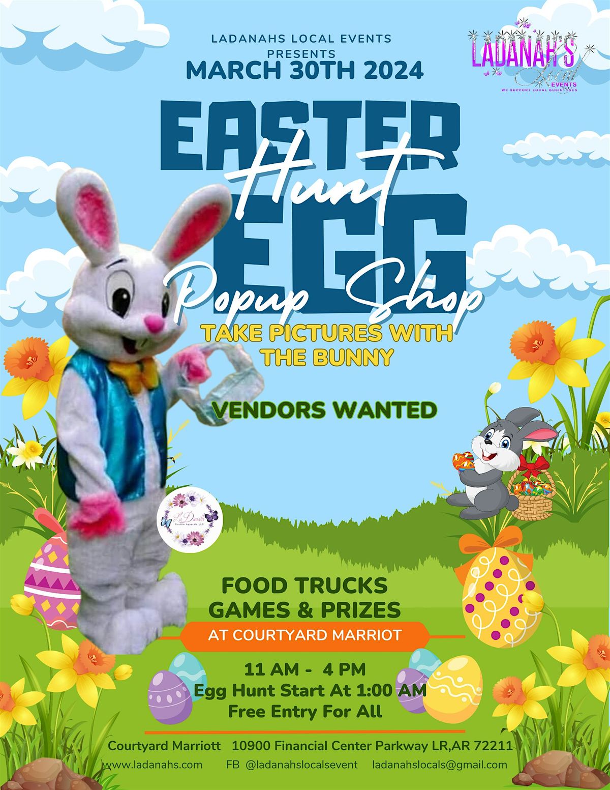 Easter Egg Hunt Popup Shop, Courtyard by Marriott Little Rock West ...