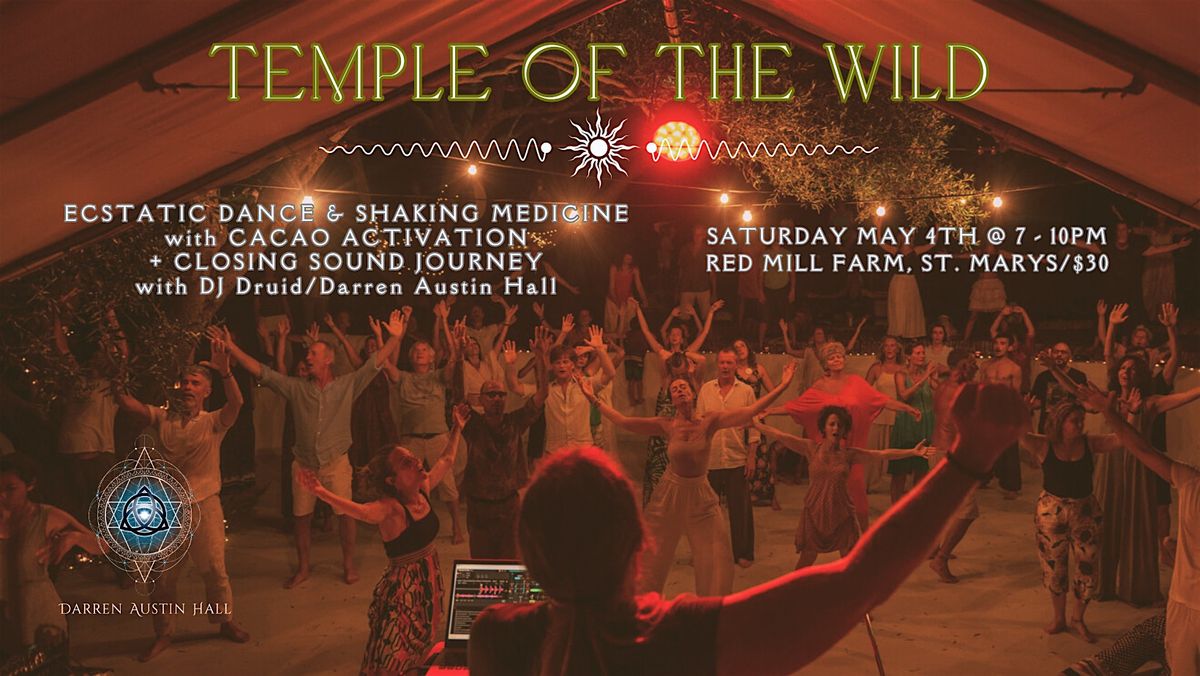 TEMPLE OF THE WILD: Ecstatic Dance ∞ Cacao ∞ Sound Journey in St Marys ...