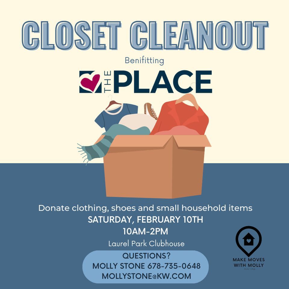 Closet Clean Out Drive, Laurel Park Club House, Clarksburg, 10 February ...