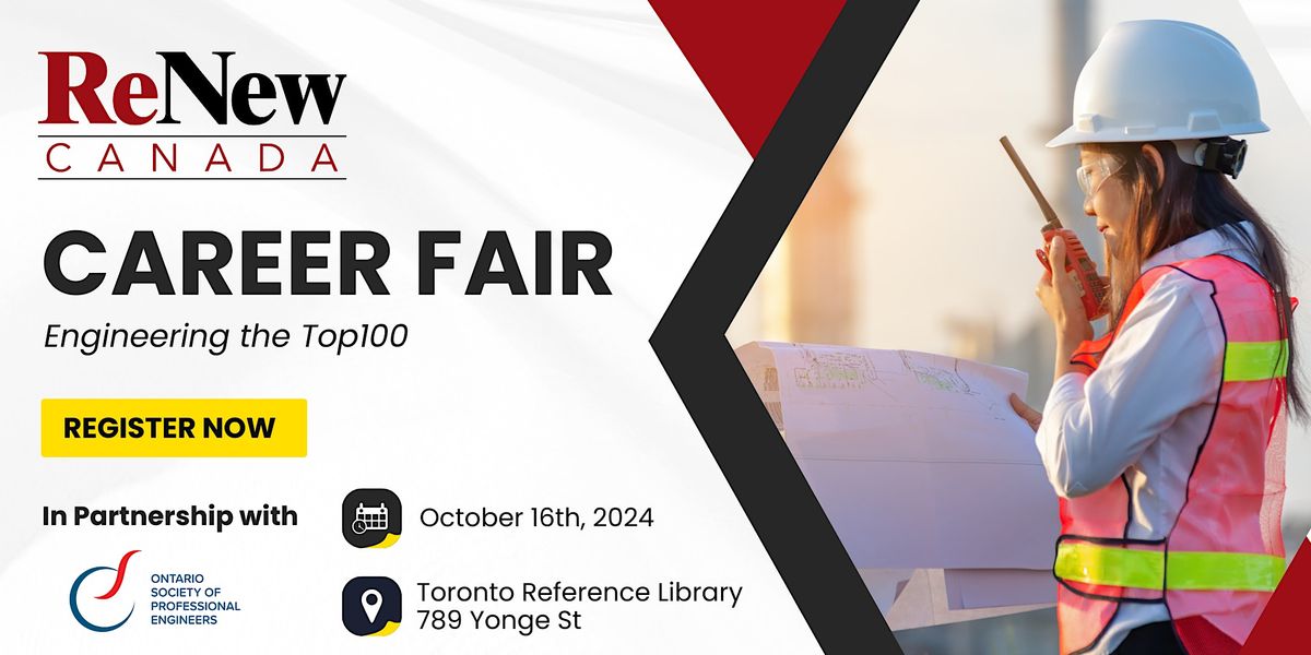 ReNew Canada Career Fair, 789 Yonge St, Toronto, 30 January 2024 ...