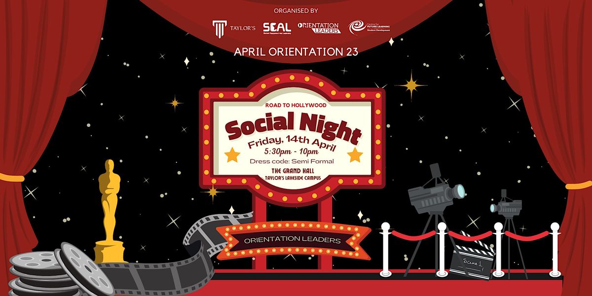 TOL Social Night: Road to Hollywood, Taylor's University Lakeside ...