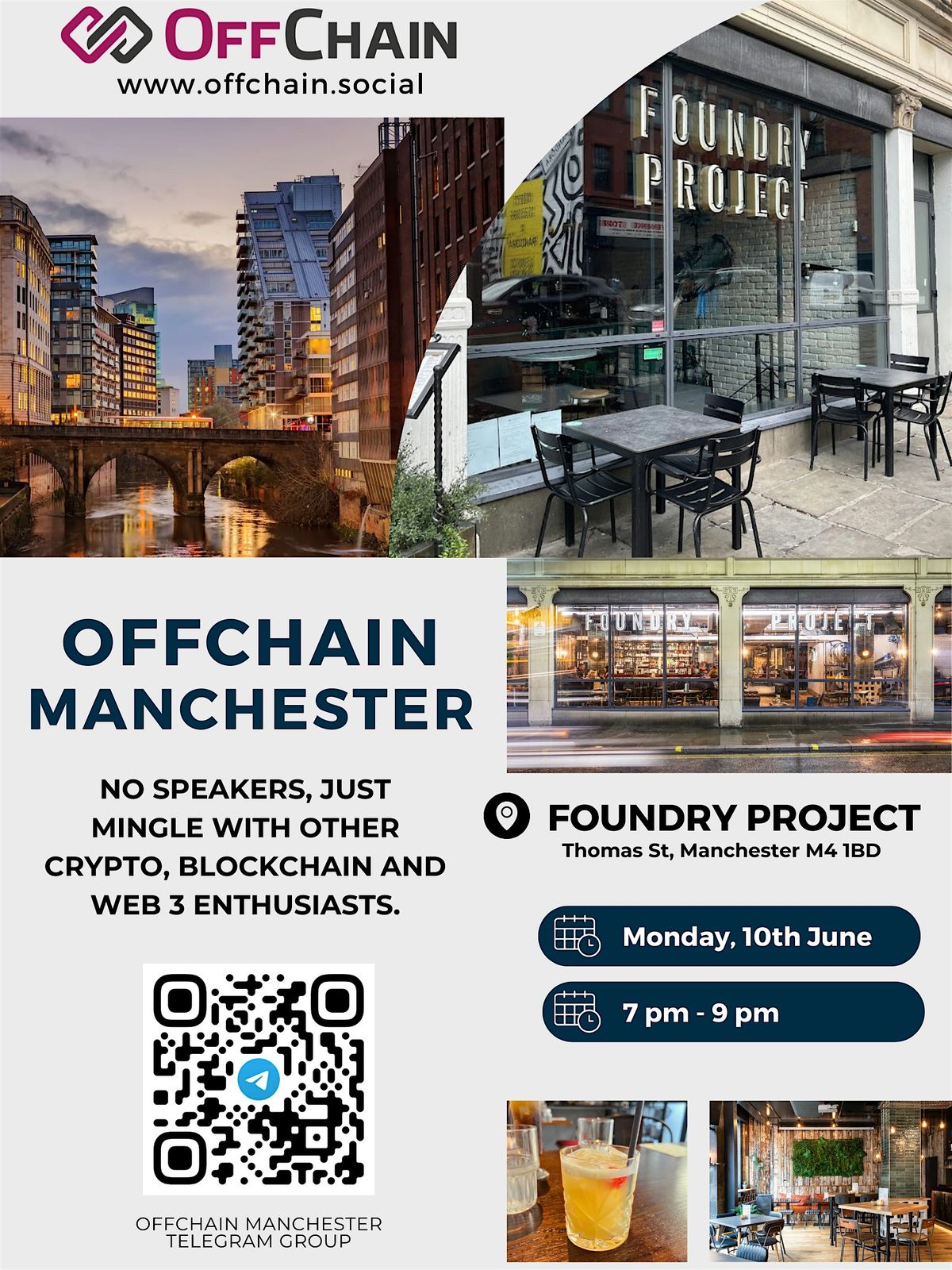 OffChain Manchester Web3 MeetUp, Foundry Project Manchester, 10 June ...