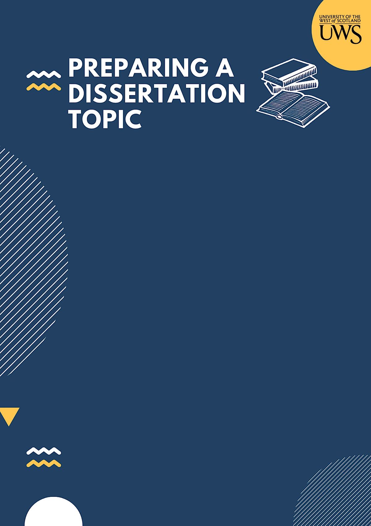 Preparing a Dissertation Topic, Export Learning Studio 2, London, 21 ...
