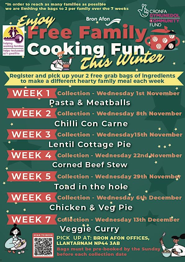 Week 7 Winter Family Grab Bags - Veggie Curry (V), Bron Afon, Cwmbran ...