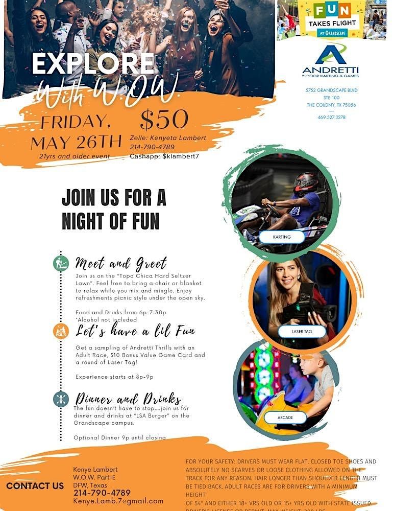 Explore Fun with W.o.W., Grandscape, The Colony, 26 May 2023 | AllEvents.in