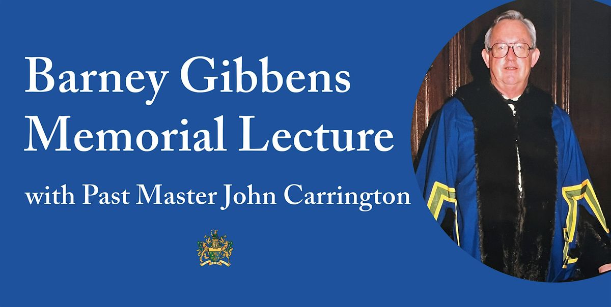 Barney Gibbens Memorial Lecture, June 10 2024 | Online Event | AllEvents