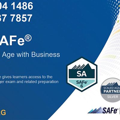Leading SAFe/SAFe Agilist, SAFe 6 Certification,Remote Training 18/19Ma ...