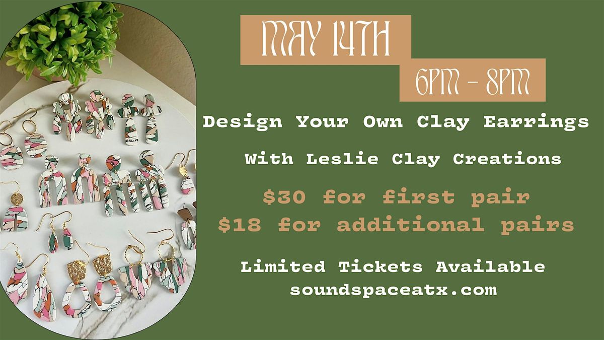 Arts & Quacks: Clay Earring Class with Leslie Clay Creations, Captain ...