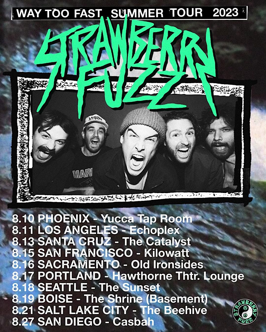 Strawberry Fuzz + TBA, The Beehive, Salt Lake City, 21 August 2023 ...