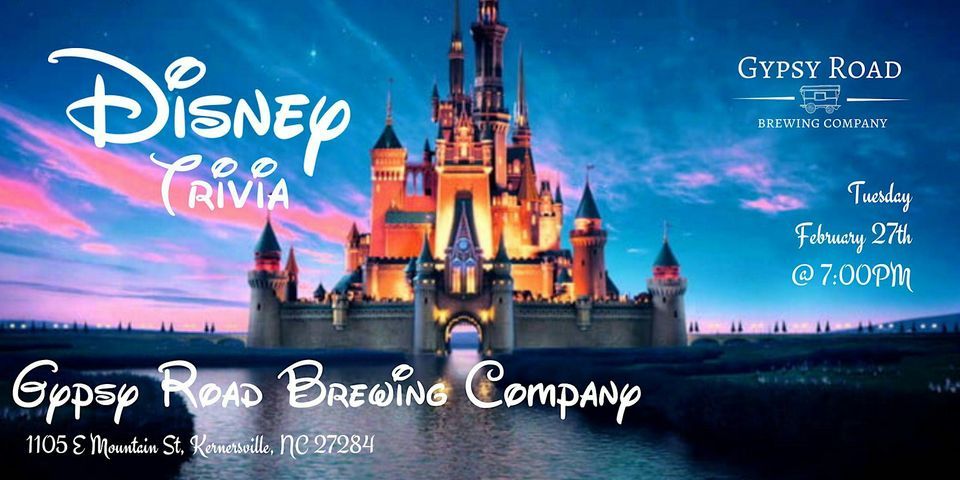 Disney Movie Trivia at Gypsy Road, 1105 East Mountain Street ...
