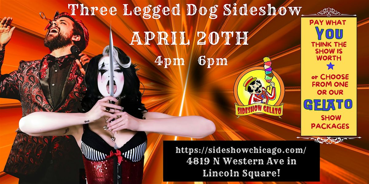 Three Legged Dog Sideshow, 4819 N Western Ave, Chicago, 20 April 2024 ...