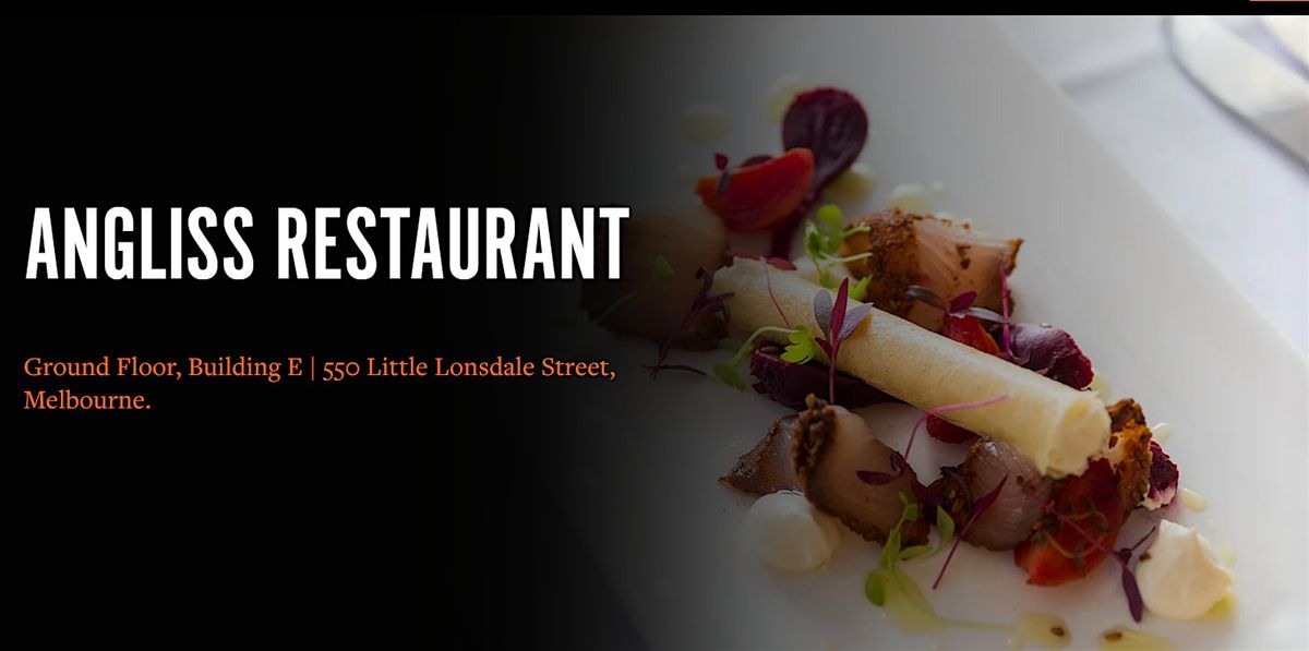 Social dinner - Professionals, Angliss Restaurant (please go up 1 floor ...