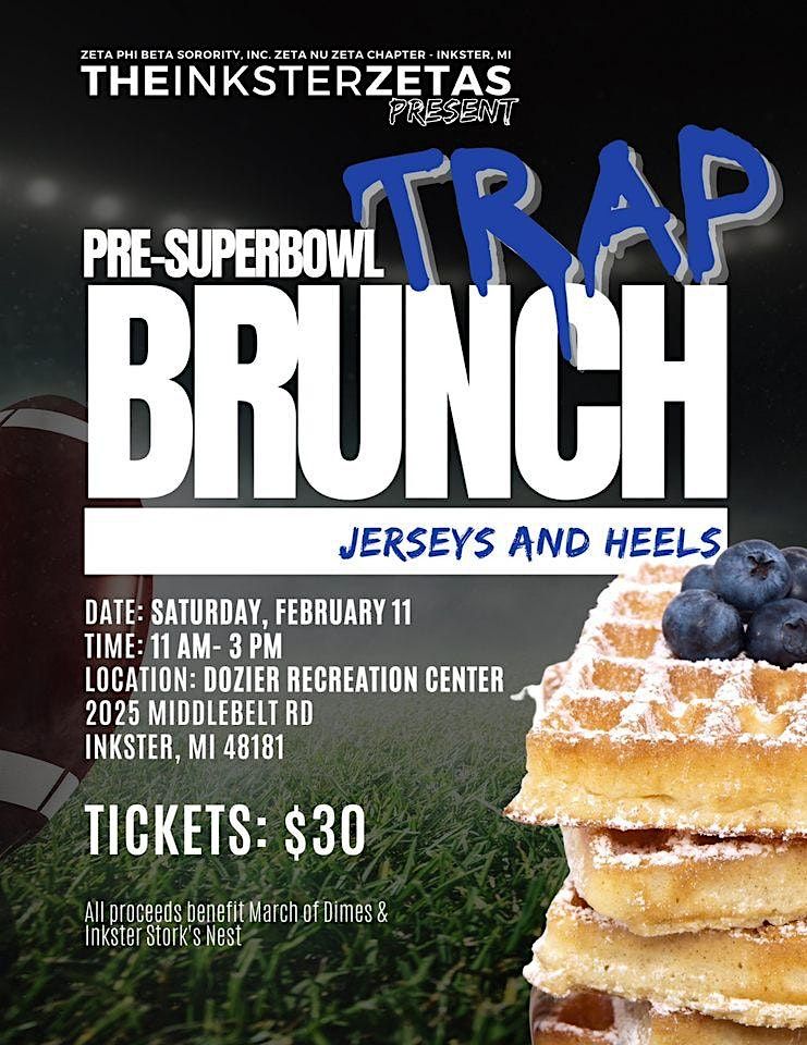 ZNZs Jerseys & Heels Trap Brunch, Booker T. Dozier Recreation Center ...