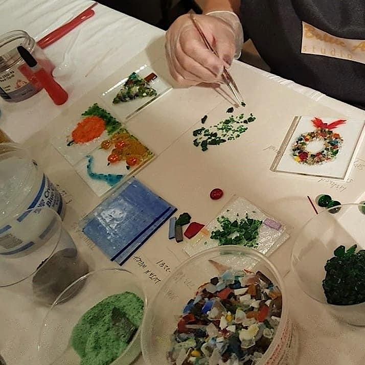 Fused Glass Holiday Ornaments, Baltic Art Studio. Stained Glass, Design ...