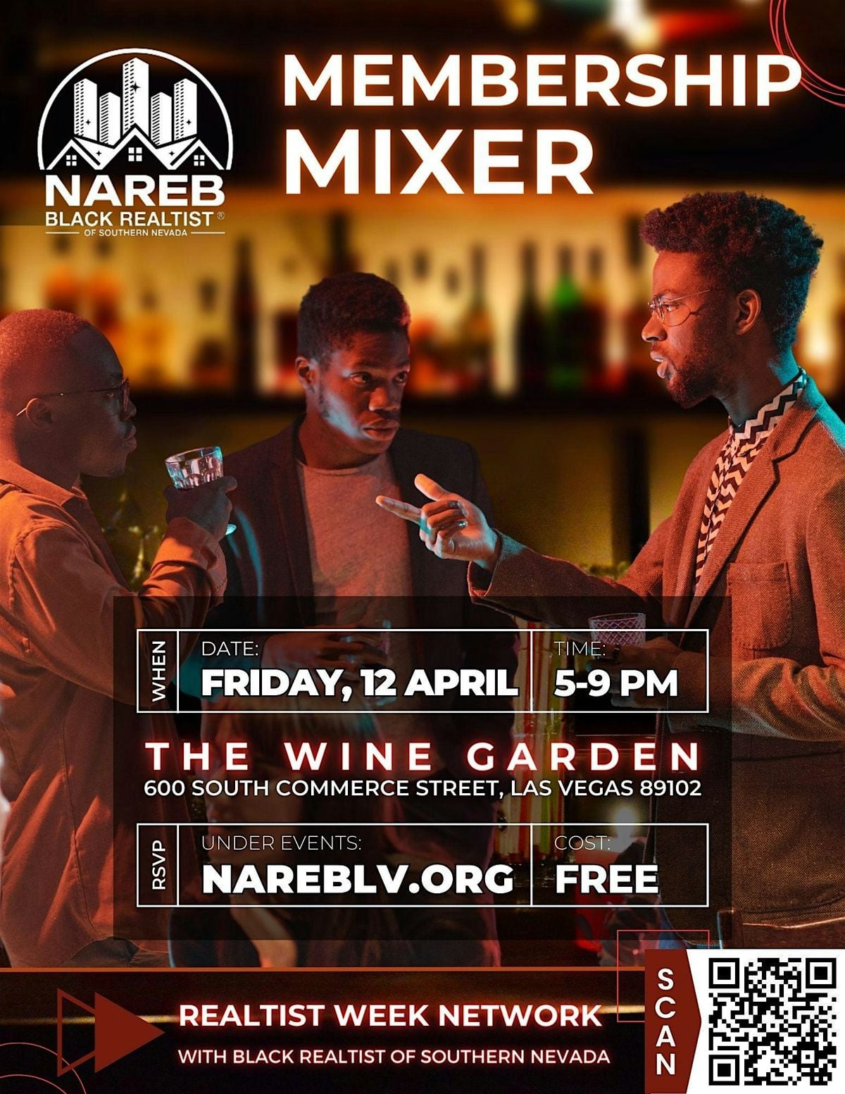 NAREB: Membership Mixer, 600 S Commerce St, Las Vegas, 12 April 2024 ...