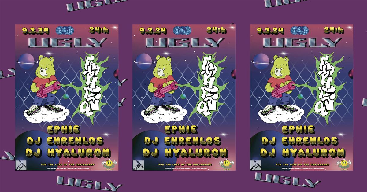 Ugly Euphoria mit DJ Hyaluron & Ephie, Schlegel Kultur Club, Bochum, 9 ...