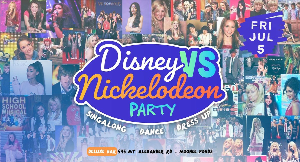 DISNEY VS NICKELODEON PARTY MELBOURNE - THROWBACK EVENT OF THE YEAR ...