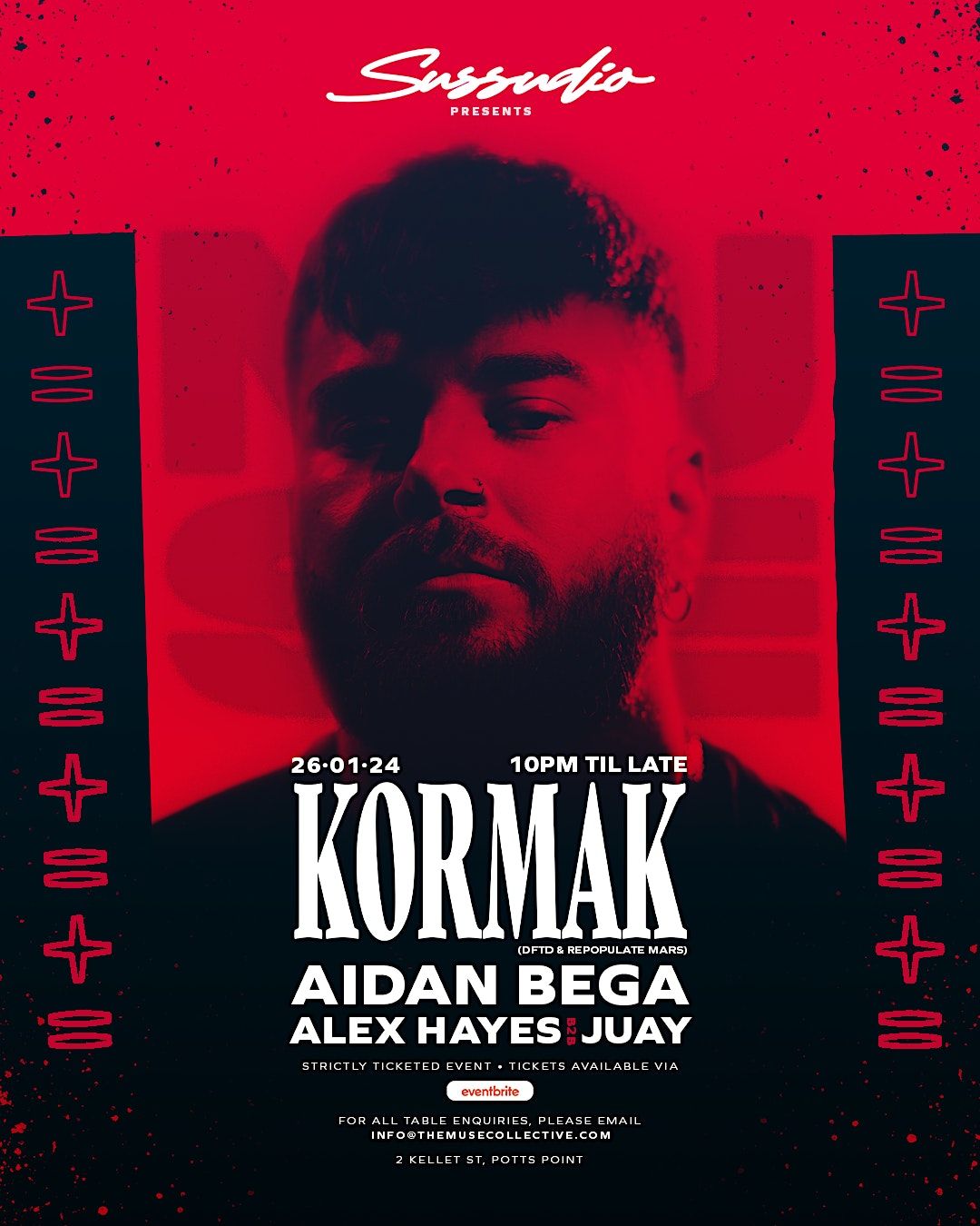 MUSE Collective & Sussudio Present: KORMAK (DFTD/Repopulate Mars ...