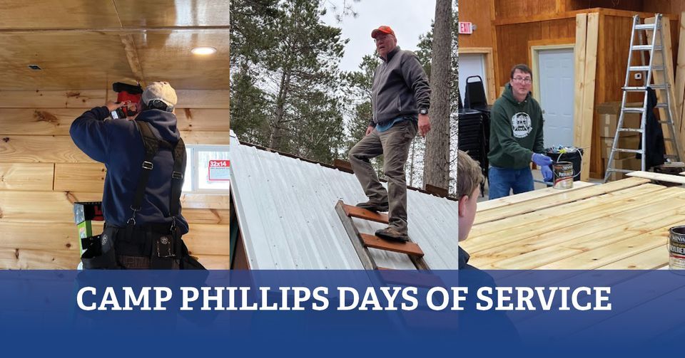 Camp Phillips Day of Service, LE Phillips Scout Reservation, Rice Lake ...