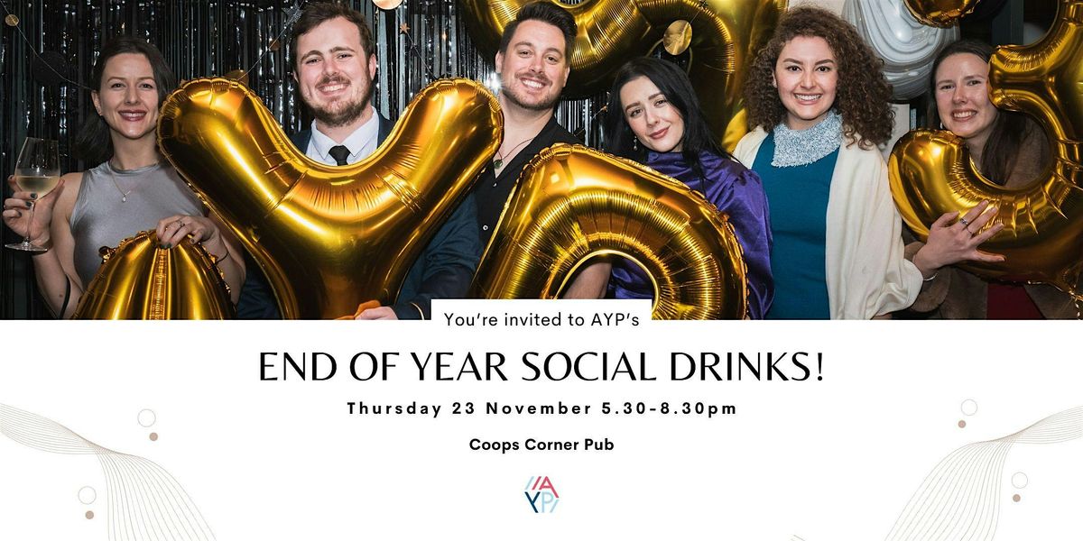 Auckland Young Professionals - End of Year Social Drinks, Coops Corner ...
