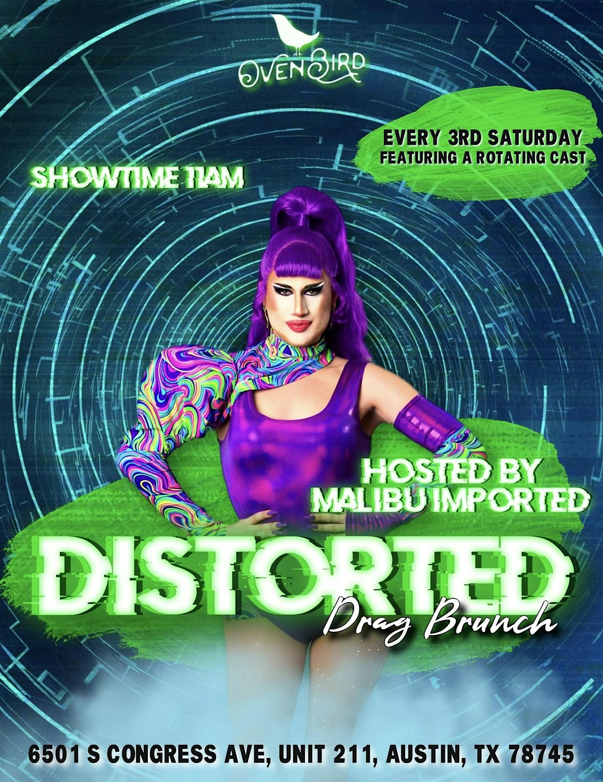 DISTORTED DRAG BRUNCH, Ovenbird | Austin, 20 July 2024 | AllEvents