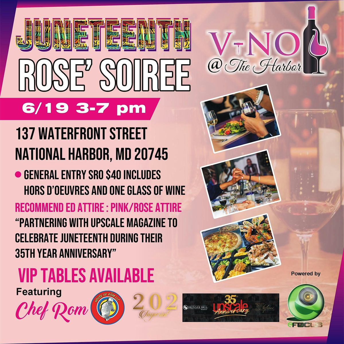 Juneteenth Rose Soiree - An Upscale Wine/Food TastingCelebrating ...