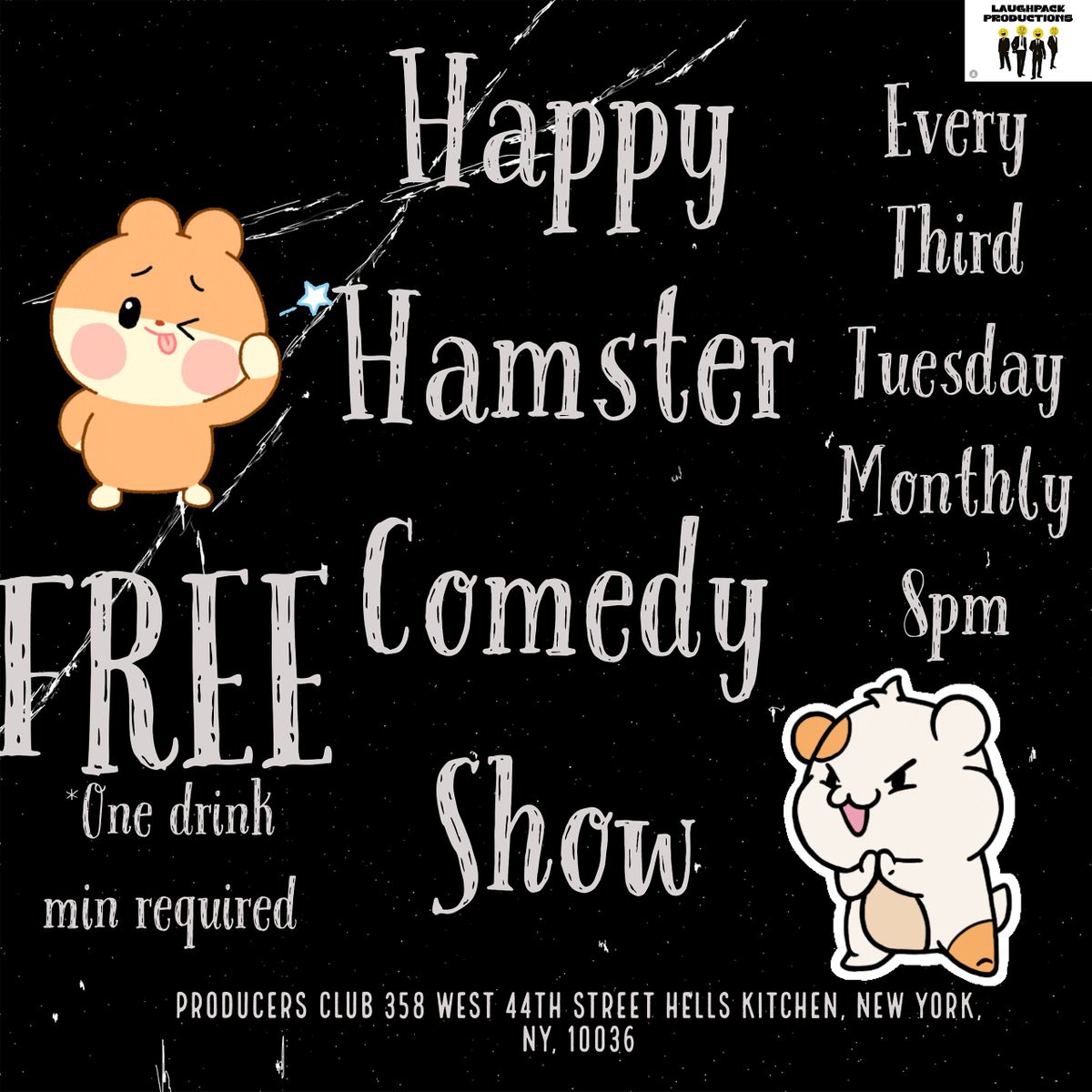 HAPPY HAMSTER COMEDY SHOW, Producers Club, New York, 22 August 2023 ...
