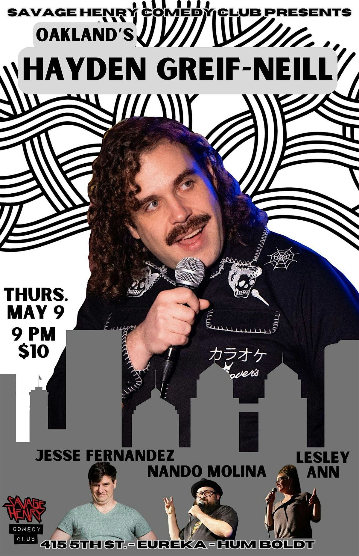 Hayden Greif- Neill, Savage Henry Comedy Club, Eureka, 21 April 2024 ...