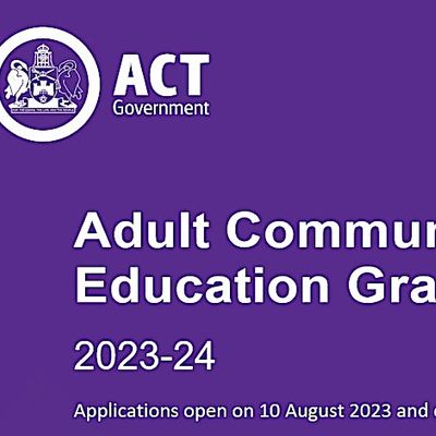 2023-24 ACT Adult Community Education Grants Program Information ...